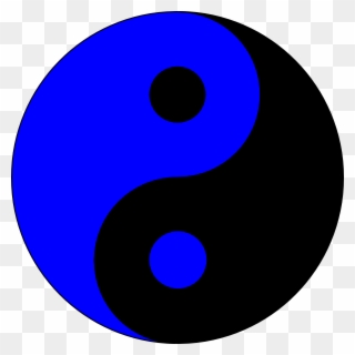 How To Set Use Blue Ying Yang Svg Vector Clipart (#3196183) - PinClipart