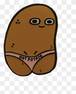 Image Of Hot Potato Pin - Cartoon Clipart (#3254987) - PinClipart