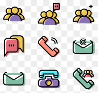 Color Communication Assets - Icon Clipart - Full Size Clipart (#3275227 ...