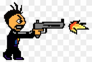 Angry Joe Shooter - Cartoon Clipart (#3332874) - PinClipart