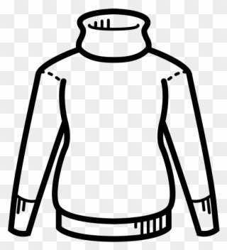Drawing Of Sweater Transparent Clipart (#3400478) - PinClipart