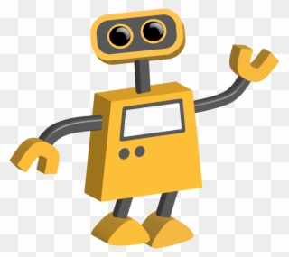 Friendly Bot - Robots Transparent Background Clipart (#3455698 ...