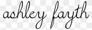 Cropped Ashley Fayth Logo New Cursive Clipart (#3568771) - PinClipart