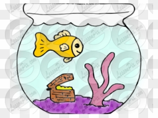 Fish Bowl Clipart Classroom Pet - Clip Art - Png Download - Full Size ...