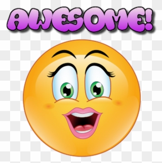 Emoji World Awesome - Smiley Clipart - Full Size Clipart (#3625520 ...