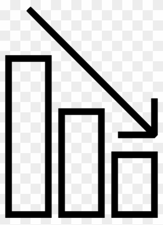 Graph Decrease Comments - Verlust Icon Clipart (#3626569) - PinClipart