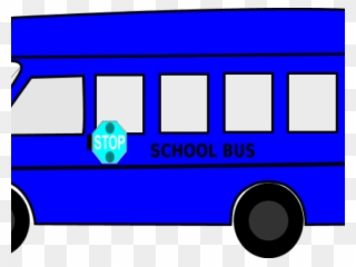 Original - Blue Bus Clip Art - Png Download - Full Size Clipart ...