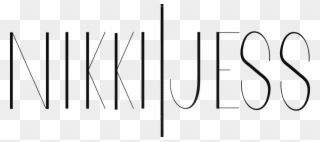 Nikki & Jess Logo Full Black Transparent Clipart (#3664003) - PinClipart
