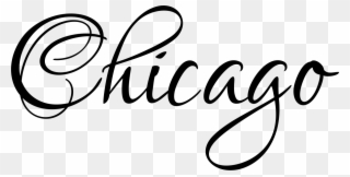 Chicago Word Png - Word Chicago Clipart (#3676340) - PinClipart