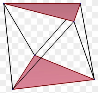 Skew Polygon In Triangular Antiprism - Skew Hexagon Clipart (#3696113 ...