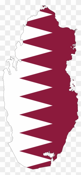 This Free Icons Png Design Of Qatar Map Flag With Stroke Clipart ...
