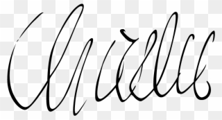 Signature Constable Bourbon - Calligraphy Clipart (#3790132) - PinClipart