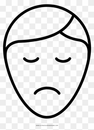 Embarrassed Coloring Page - Line Art Clipart (#3835661) - PinClipart