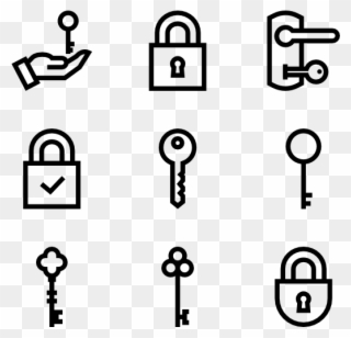 Lock Icon Packs Vector Svg Psd Ⓒ Clipart (#4088536) - PinClipart