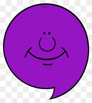 Purple Comma - Smiley Clipart (#4097049) - PinClipart