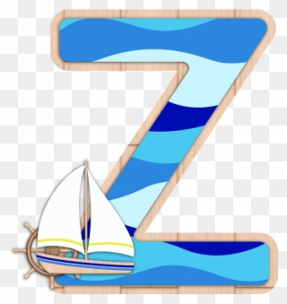 Abc 7, Nautical Letters, Letters - Sail Clipart (#4104267) - PinClipart
