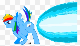 Edit, Fart, Hyper Beam, Rainbow Dash, Safe, Solo Clipart (#4122339 ...