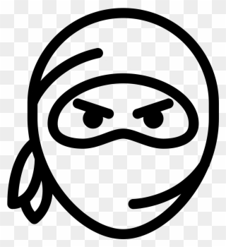 Ninja Head Icon - Голова Ниндзя Clipart - Full Size Clipart (#4148486 ...