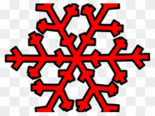 Red Snowflake Clipart 28 Collection Of Red Snowflake - Transparent ...