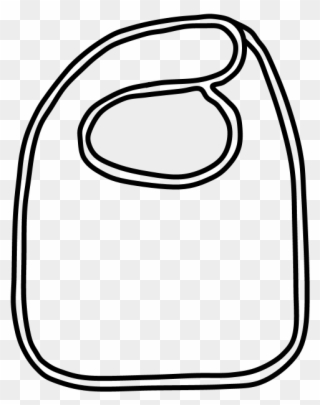 Bib, Black And White, Png - Line Art Clipart (#4240897) - PinClipart