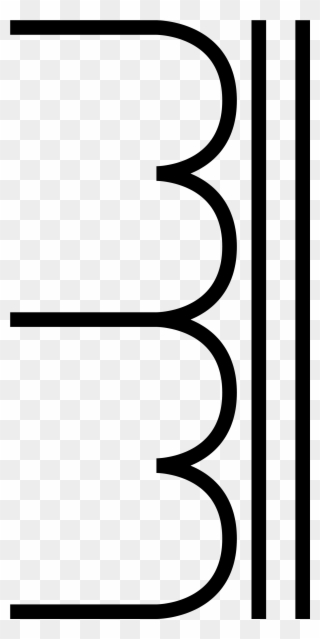 Auto Transformer Symbols - Skema Autotransformator Clipart (#4531730 ...