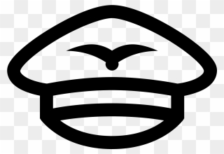 Air Pilot Hat Icon - Cap Clipart - Full Size Clipart (#1968074 ...
