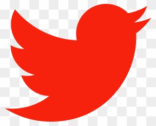 Twitter-logo - Twitter Logo Red Png Clipart - Full Size Clipart ...
