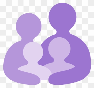 Purple Family Cliparts Free Download Clip Art - Pink Star Icon Png ...