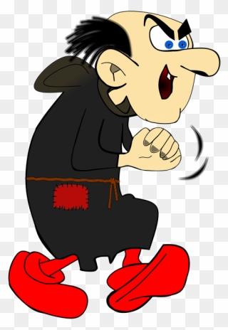 Watch Tv Gierich Funny - Gargamel Clipart - Png Download - Full Size ...