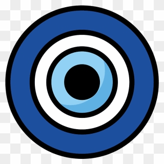 Nazar Amulet Emoji Clipart - Circle - Png Download - Full Size Clipart ...