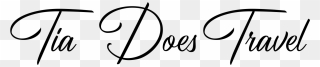 Tia Does Travel - Calligraphy Clipart - Full Size Clipart (#5677497 ...