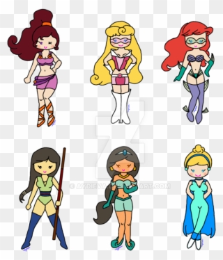 Disney Princess Superhero Clipart (#588362) - PinClipart