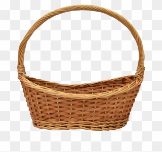 Round Wicker Basket With Vector Library Stock Clipart (#636588 ...