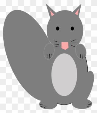 Gray Squirrel Clip Art - Png Download - Full Size Clipart (#660062 ...