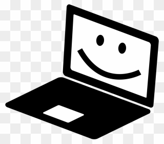 Computer Clipart Smile - Laptop Clipart - Png Download (#79413 ...