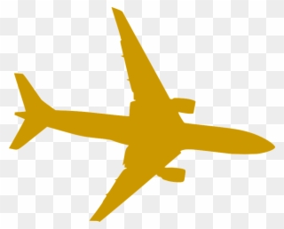 Free Airplane Clipart - Gold Airplane Vector - Png Download (#725691 ...