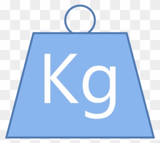 This Is An Icon Symbolizing A Heavy Weight - Kg Icon Clipart - Full ...