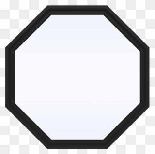 V-4500 Series Fixed Octagon Vinyl Window - Stencil Clipart (#824971 ...