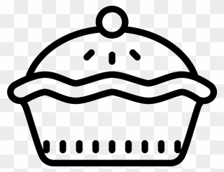 The Icon Is A Pie In The Classic Sense Of American - Pie Clipart - Full ...