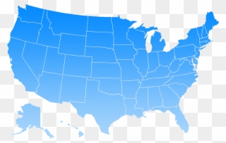 Maps Of Us Blue Map Detailed Map Maps Of Us Blue - Usa Map Transparent ...