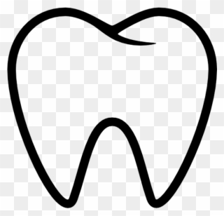 Tooth Free Vector Icons Designed By Freepik - Line Art Clipart (#866056 ...