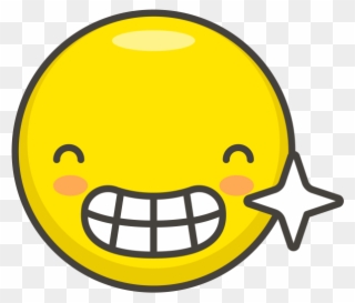 Beaming Face With Smiling Eyes Emoji - Icon Clipart - Full Size Clipart ...