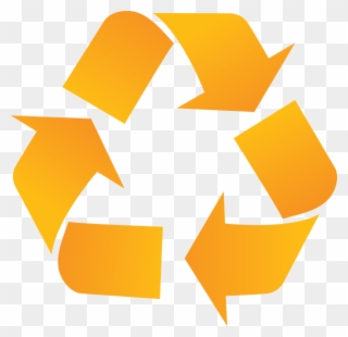 Orange Recycling Symbol - Recycle Logo Orange Clipart (#7303) - PinClipart