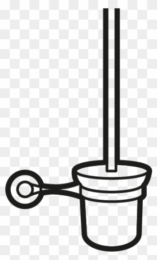 Toilet Brushes - Line Art Clipart - Full Size Clipart (#979355 ...